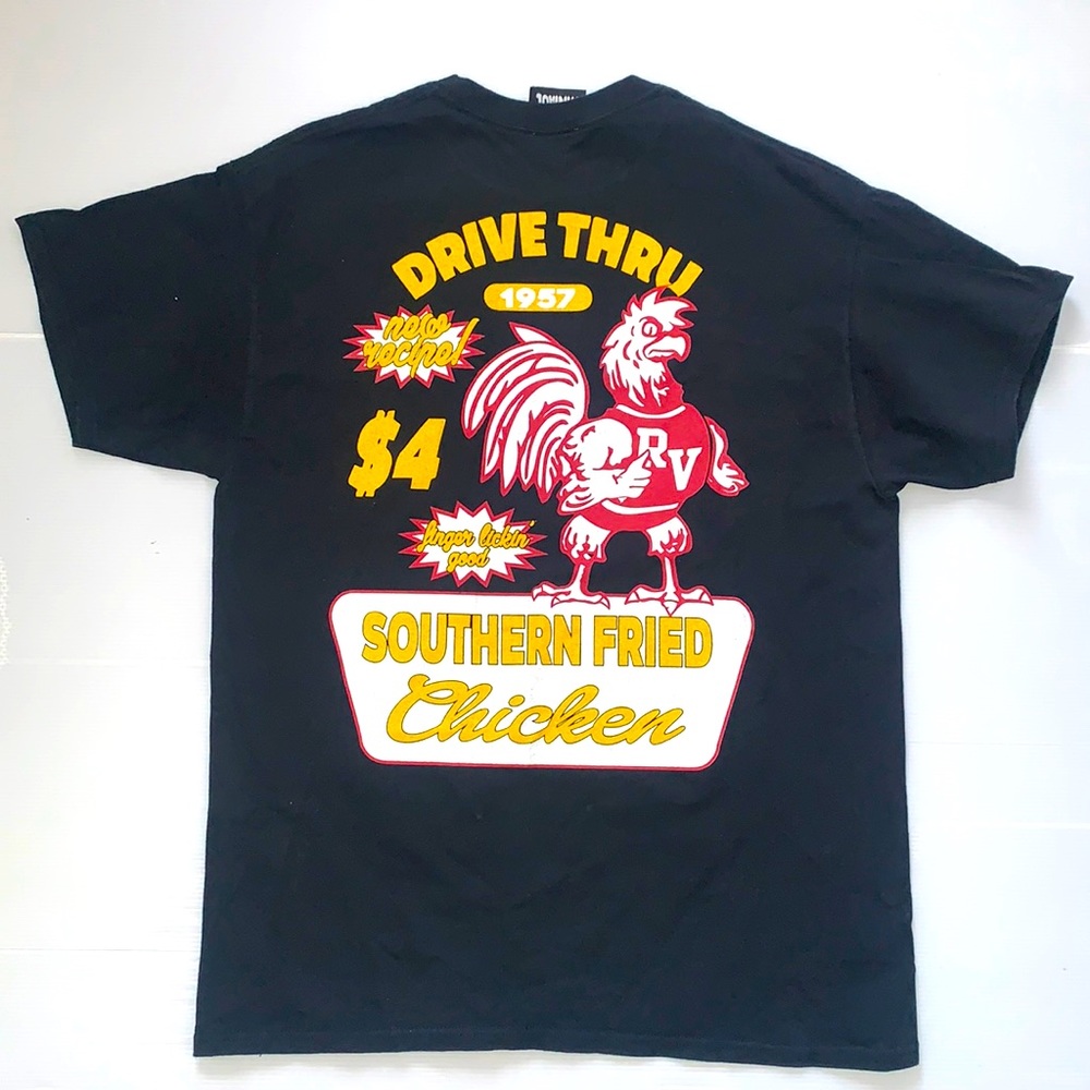Reclaimed Vintage Varsity Fried Chicken Graphic T Shi… - Gem
